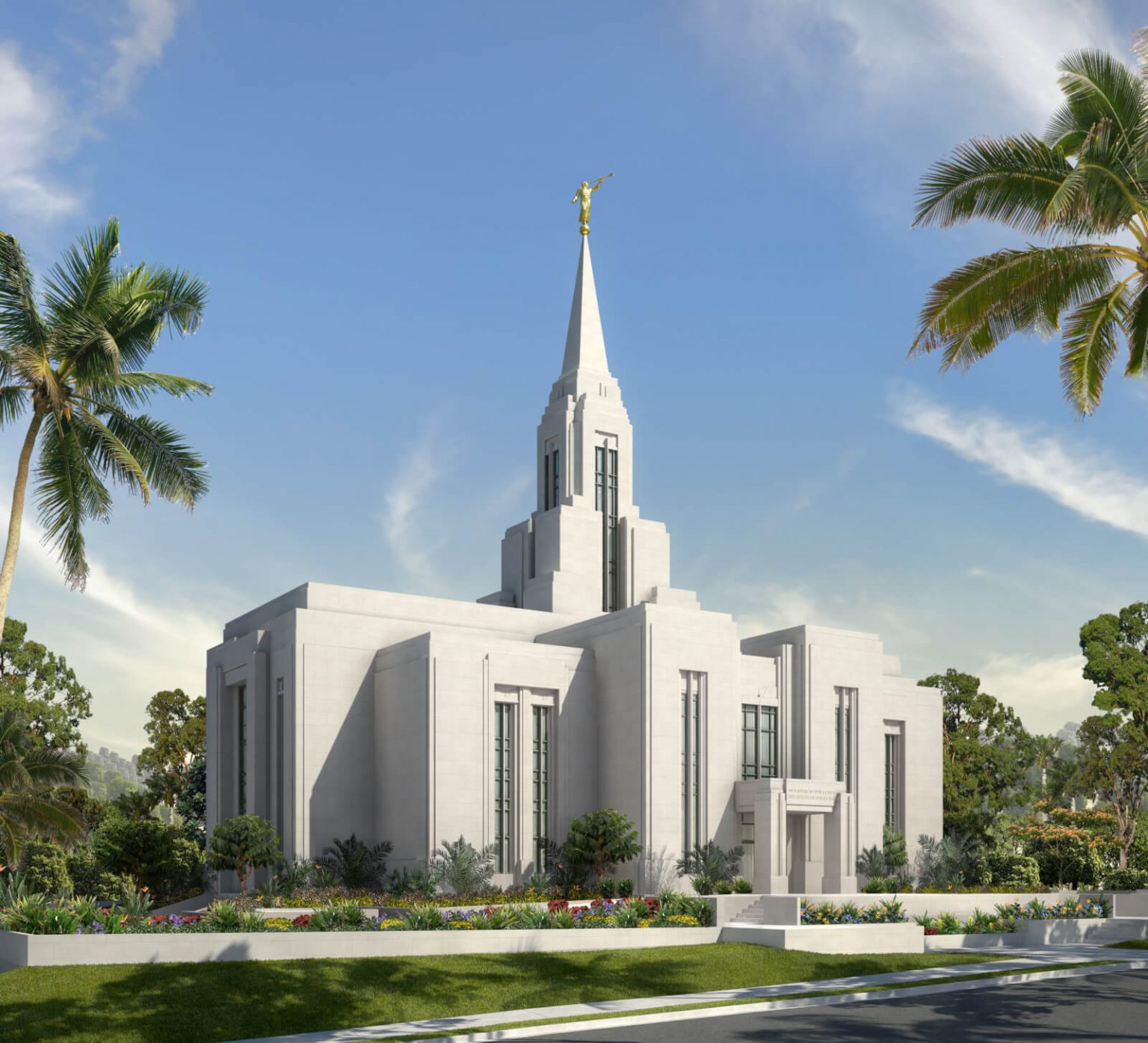 Gila Valley AZ LDS Temple Exterior – Moriyama Studio